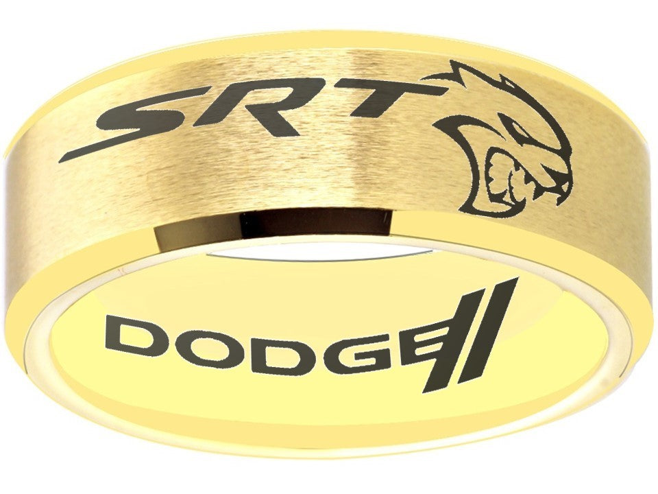 Dodge Hellcat Ring Dodge Challenger Hellcat Logo Ring Gold Ring Sizes ...