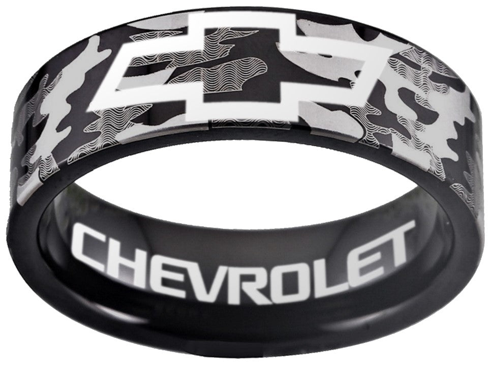 Chevrolet Ring Chevy Ring Camouflage Wedding Ring Sizes 6-13 #chevy #c ...