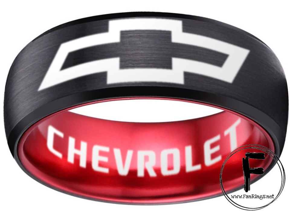 Chevrolet Ring Chevy Ring Black and Green Ring Sizes 6-13 #chevy ...