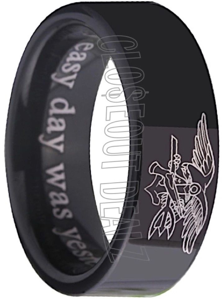 Navy SEALs Ring | Black Band | Sizes 6-13 – Custom Fan Rings